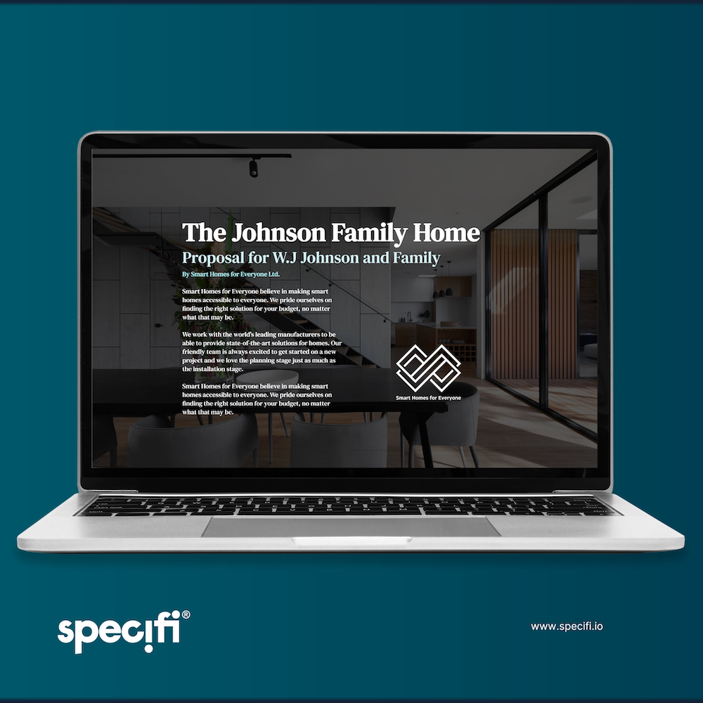 About Specifi - The All-in-One AV Platform for Integrators